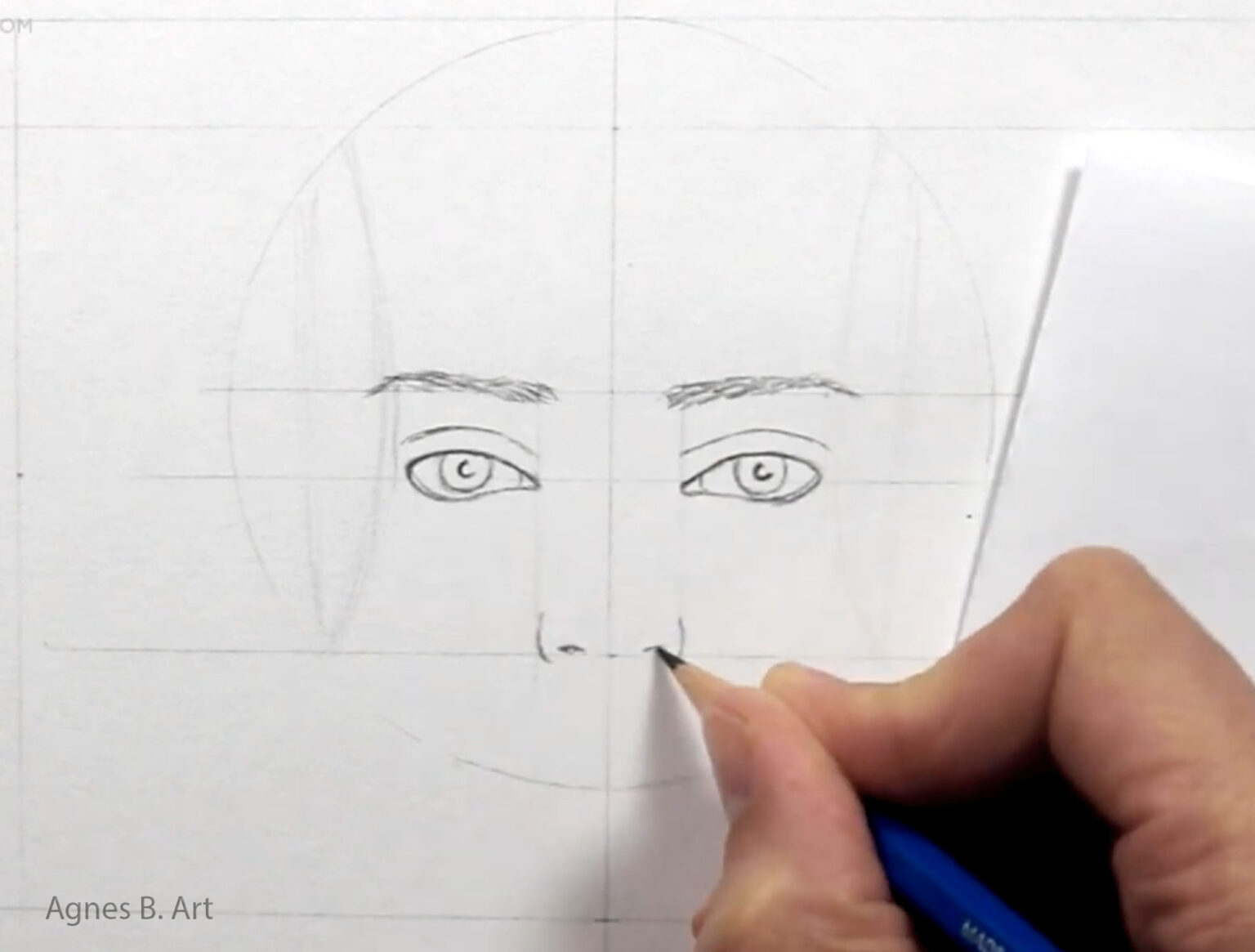 How to Draw a Realistic Face – Agnes B. Art